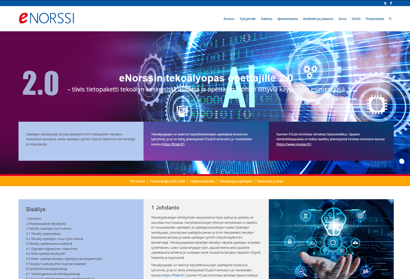 Tekoälyopas opettajille 2.0 - Tampereen yliopiston normaalikoulu